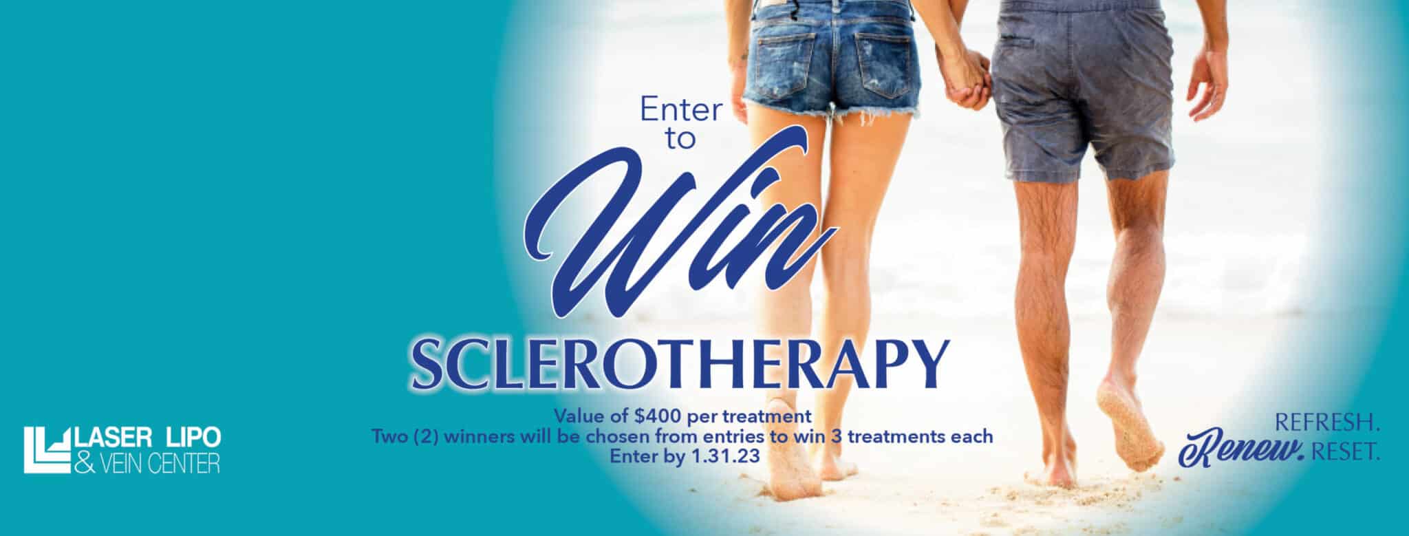 Win a Free Sclerotherapy Treatment in St Louis | Laser Lipo and Veins